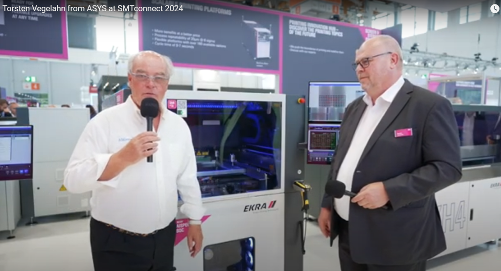 Bob Willis at SMTConnect with WNIE TV - Bob Willis